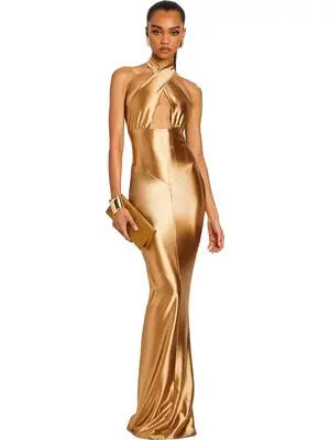 Retrofete Charity Gown Gold