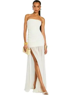 Retrofete Adele Strapless Gown - White