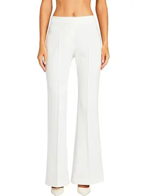SANS FAFF Lizzy Low Rise Flared Trousers - White