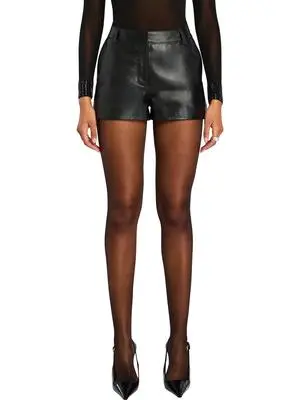 Retrofete Naya Leather Short - Black