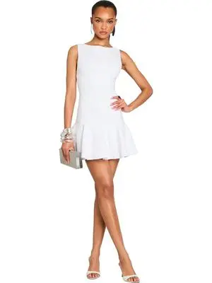 Retrofete Audrina Knit Dress - White