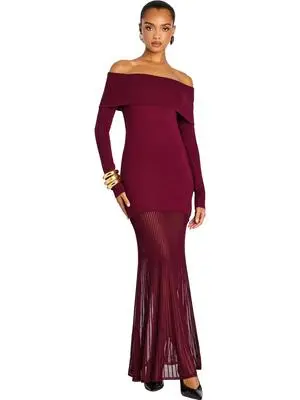 SEROYA Isotta Maxi Dress - Pinot