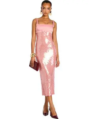 Retrofete Yvaine Sequin Dress - Rose