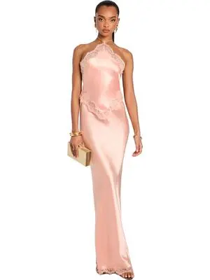 Retrofete Everly Lace Dress - Peche