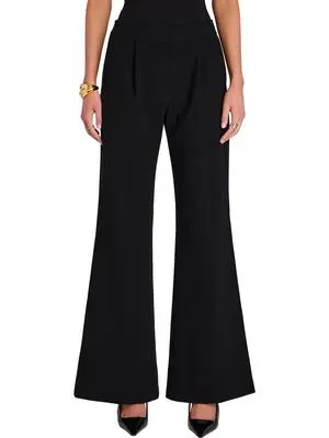 SANS FAFF Pin Tuck Palazzo Pant - Black