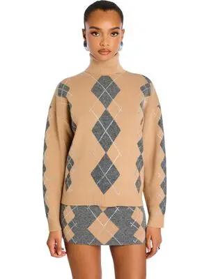 Retrofete Alberte Embellished Sweater - Latte/dusk