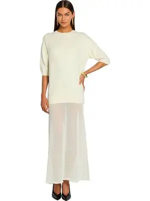 SEROYA Arwen Maxi Dress - Eggshell
