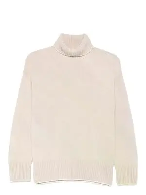 Eleventy Roll-neck Sweater - Neutrals