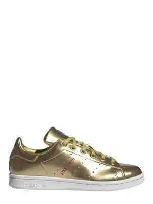 Adidas Stan Smith J Metallic Sneakers - Gold