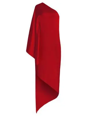 SIRAPOP Vivian Satin Maxi Dress - Red