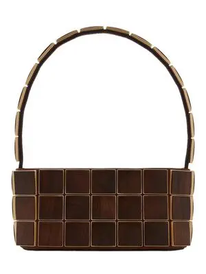 Cult Gaia Romy Shoulder Bag - Brown