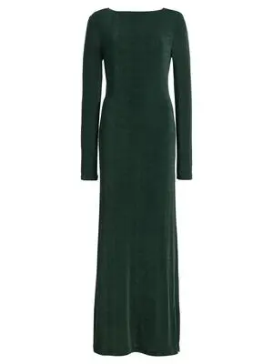 Significant Other Luna Draped Jersey Maxi Dress - Green