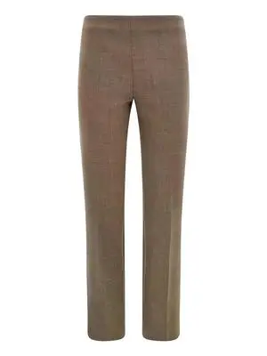 FERRAGAMO Pressed-crease Trousers - Brown