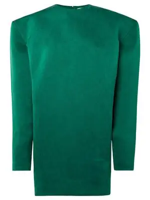 Saint Laurent Silk Mini Dress - Green