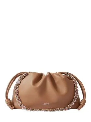 Loewe Flamenco Medium Clutch - Neutrals