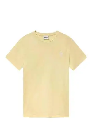 MARANT ETOILE Aby Crew-neck T-shirt Yellow