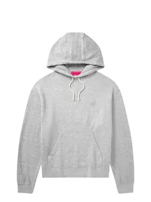 THE ELDER STATESMAN Daily Logo-embroidered Hoodie - Gray