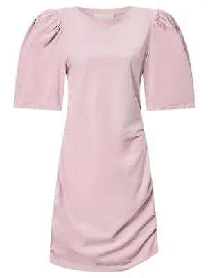 Isabel Marant Mylda Short Sleeve Mini Dress Pale Pink