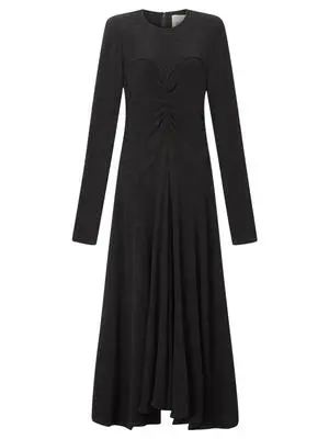 Isabel Marant Flora Long Sleeve Dress - Black