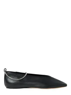 LOEFFLER RANDALL Emery Crystal-strap Ballet Flats - Black