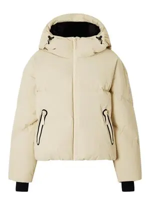 Cordova Meribel Hooded Quilted Recycled Down Ski Jacket - Neutrals
