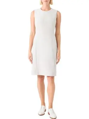 Akris Sleeveless Wool Sheath Dress - Greige