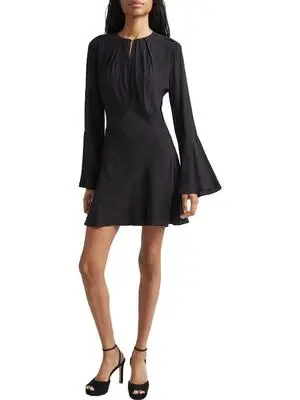 VERONICA BEARD Mini Ezri Long Sleeve Dress