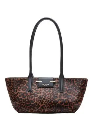 Rag & Bone Realm Leather Satchel - Leopard Print Calf Hair