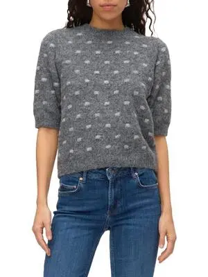 VERO MODA Novah Dotty Crewneck Sweater