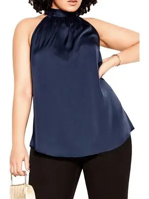 CITY CHIC Sleeveless Satin Top