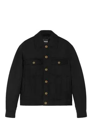 Versace Medusa-button Jacket - Black