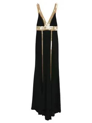 Costarellos Embellished Maxi Dress - Black