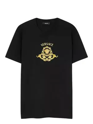 Versace Medusa-print T-shirt - Black