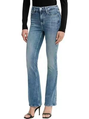 Guess Logo-plaque Jeans - Blue