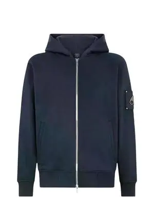 Moose Knuckles Hartsfield Zip-up Hoodie - Blue