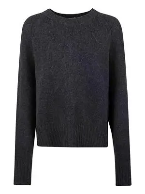 ALLUDE Raglan-sleeve Sweater - Blue