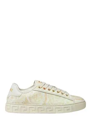Versace Greca Printed Sneakers - Neutrals
