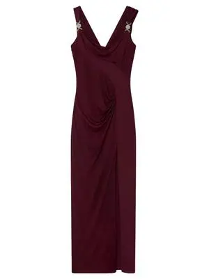Versace Medusa Hardware Maxi Dress - Purple