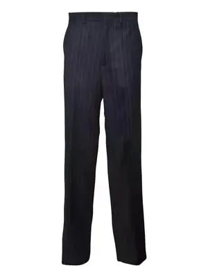 NINEMINUTES Stripe-pattern Trousers - Blue