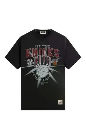 Kith X New York Knicks Msg Burst Jones T-shirt - Black