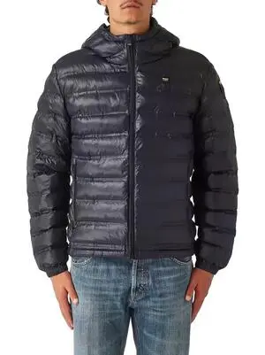 BLAUER. Charles Hooded Padded Jacket - Blue