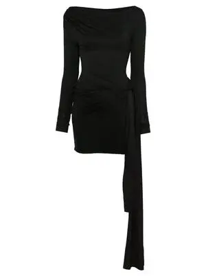 AXEL 113 Tina Long-sleeve Mini Dress - Black