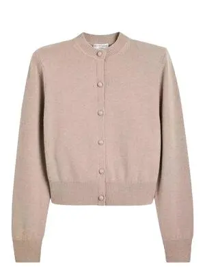Scanlan Theodore Shoulder-padded Cardigan - Neutrals