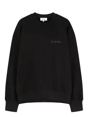 Vis A Vis Logo Sweatshirt - Black
