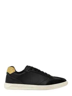 Versace Logo-plaque Lace-up Sneakers - Black