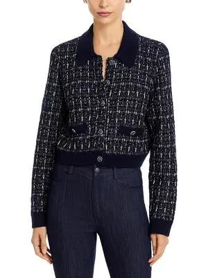 Cinq À Sept Ainara Cardigan - Navy/silver
