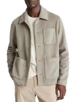 Vince Double Knit Chore Jacket - Dark Dune