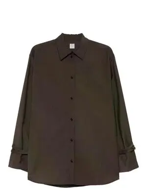 TOTEME Tie-cuff Shirt - Brown