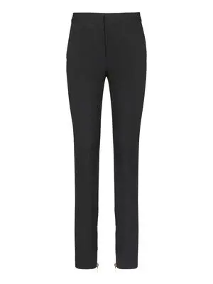 Balmain Zipped-cuffs Trousers - Black