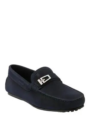 TOD'S Metal-detail Loafers - Blue